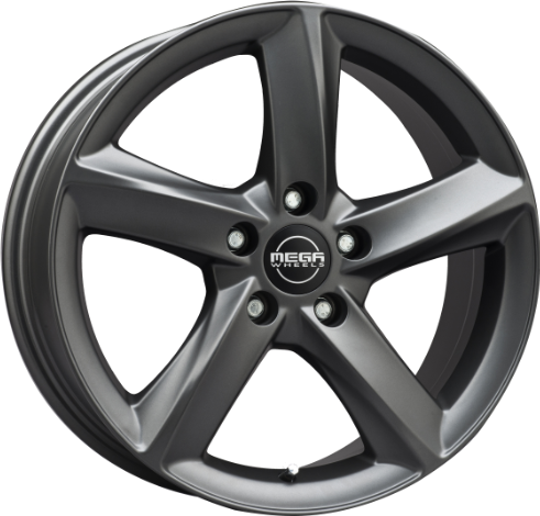 Kjøp aluminiumsfelg en Mega Wheels Tigera Dark Mat anthracite grey på nett - Dekk365